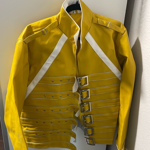 Hide & Seek | Jackets & Coats | Freddie Mercury Yellow Queen Band Rock ...